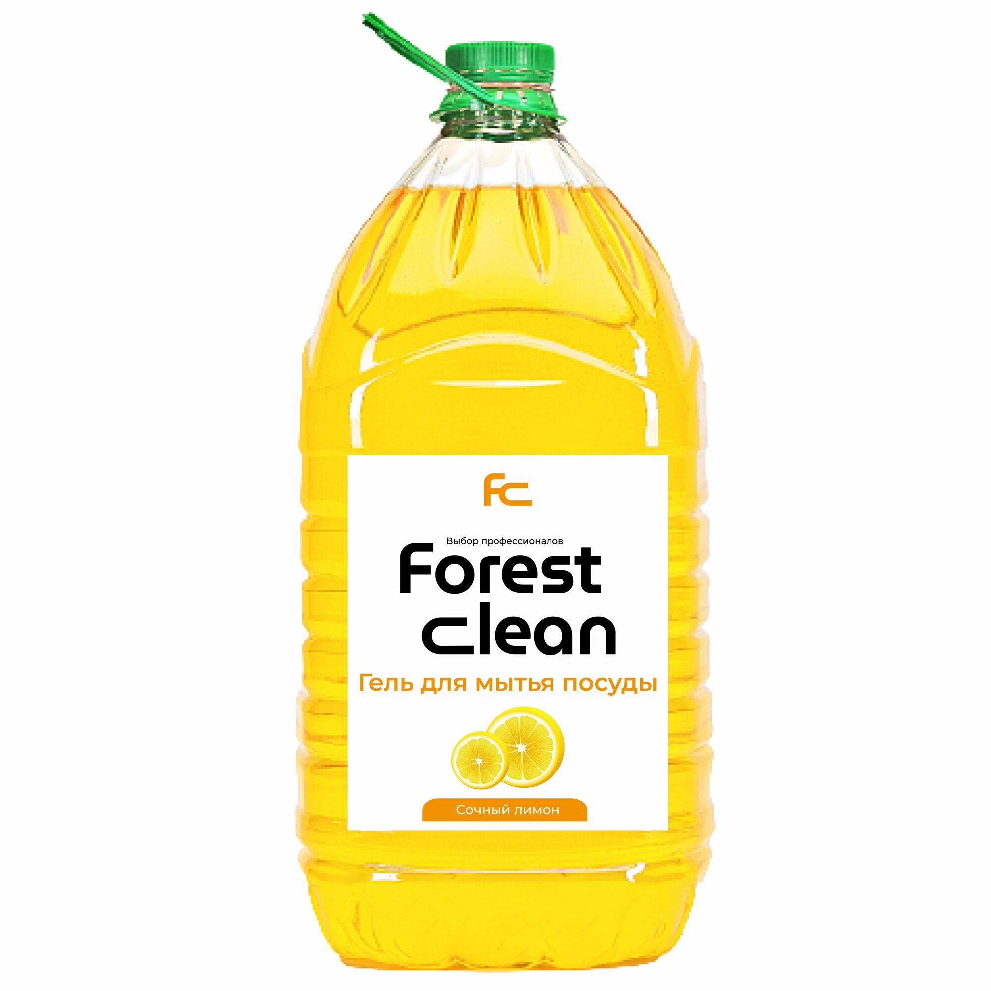 Forest clean Гель для мытья посуды, Лимон, 5 л ПЭТ