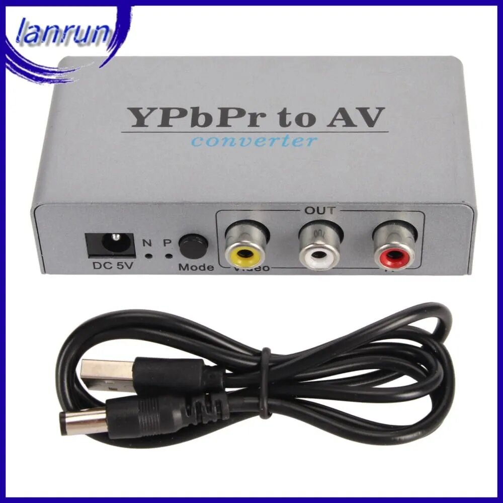 YPbPr to Component Video Converter, универсальный конвертер с разрешением 1080P для подключения к мониторам