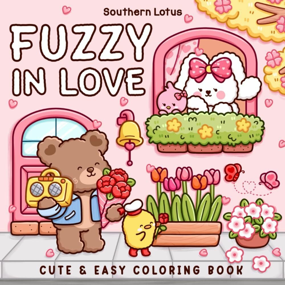 Раскраска антистресс для взрослых и подростков Coco Wyo -FUZZYIN LOVE 78