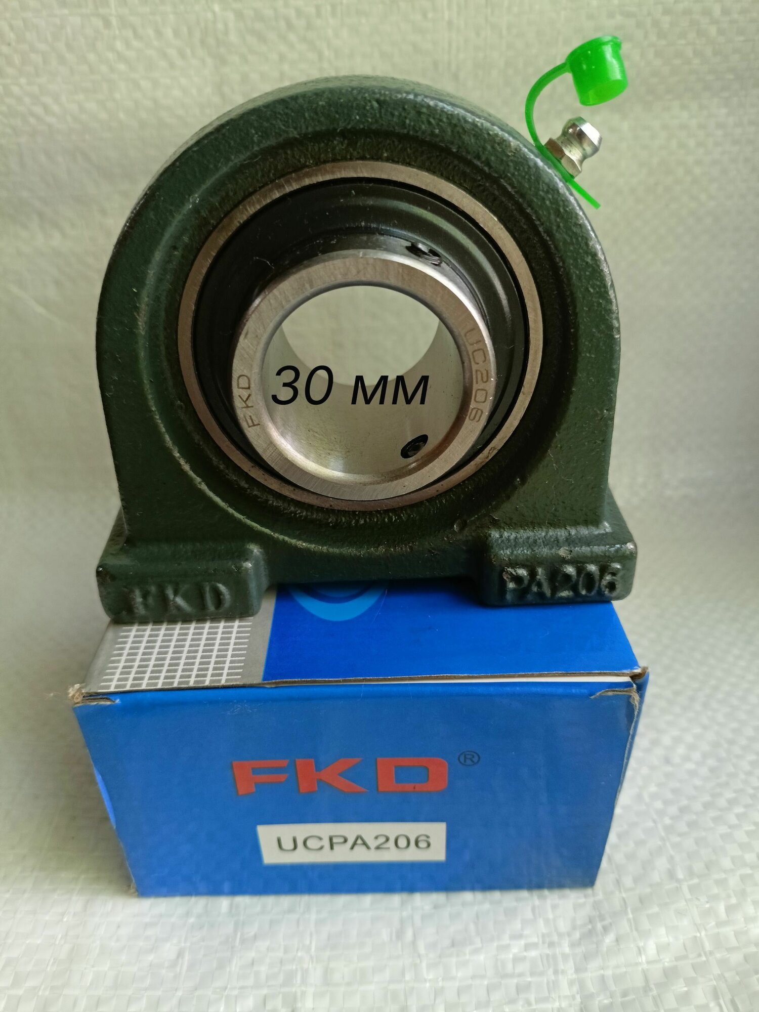Подшипниковый узел UCPA206 диаметр 30 мм FKD