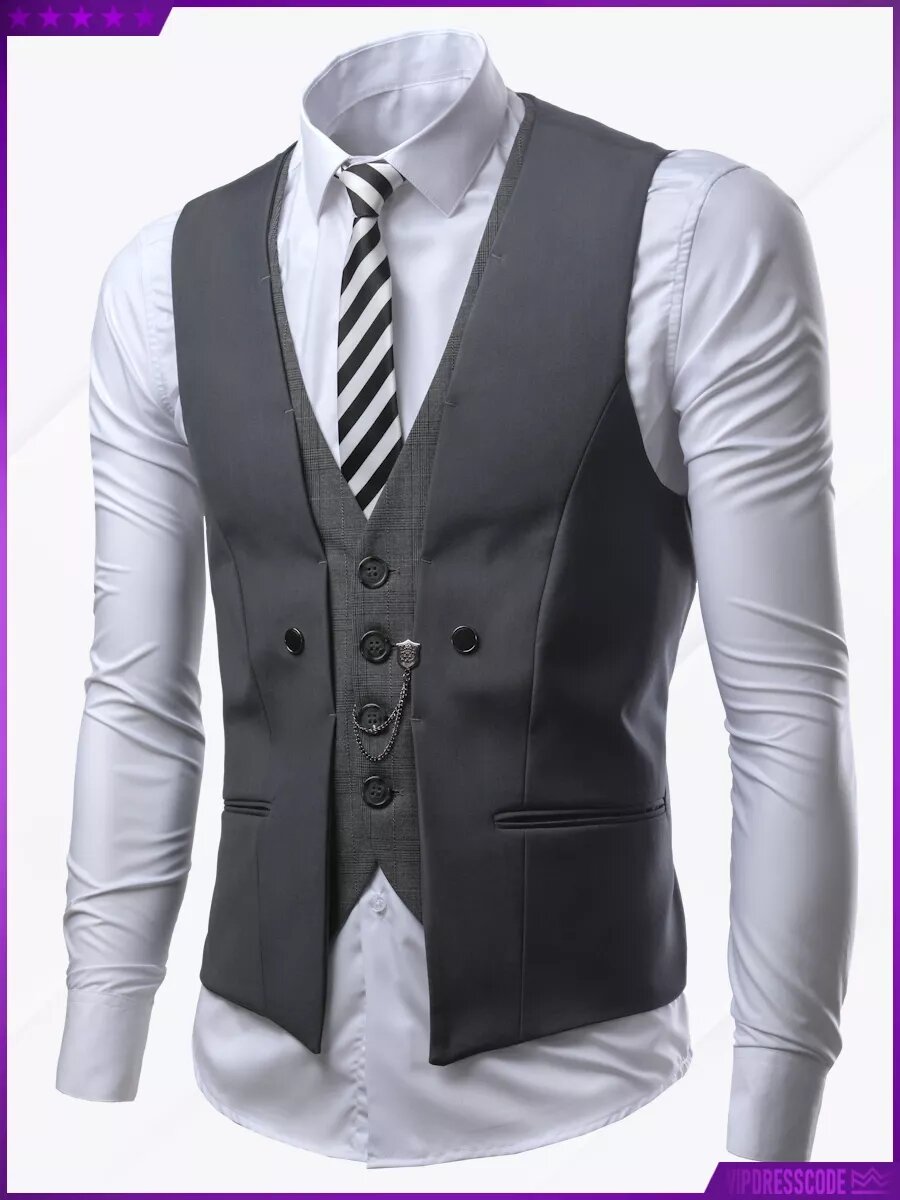 Жилет VIPDRESSCODE Базовая коллекция Весна Лето Осень Зима 2025