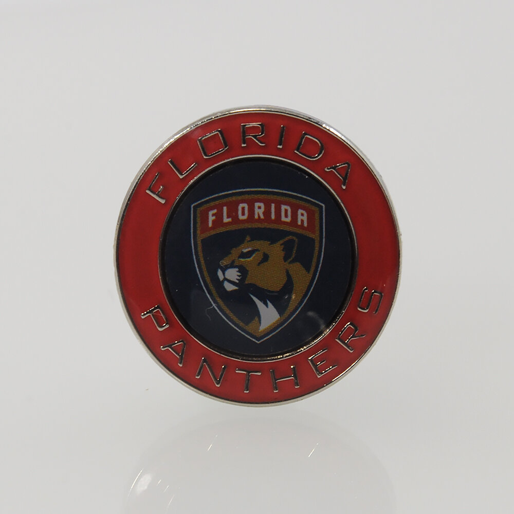 Хоккейный значок Флорида Пантерз Круглый