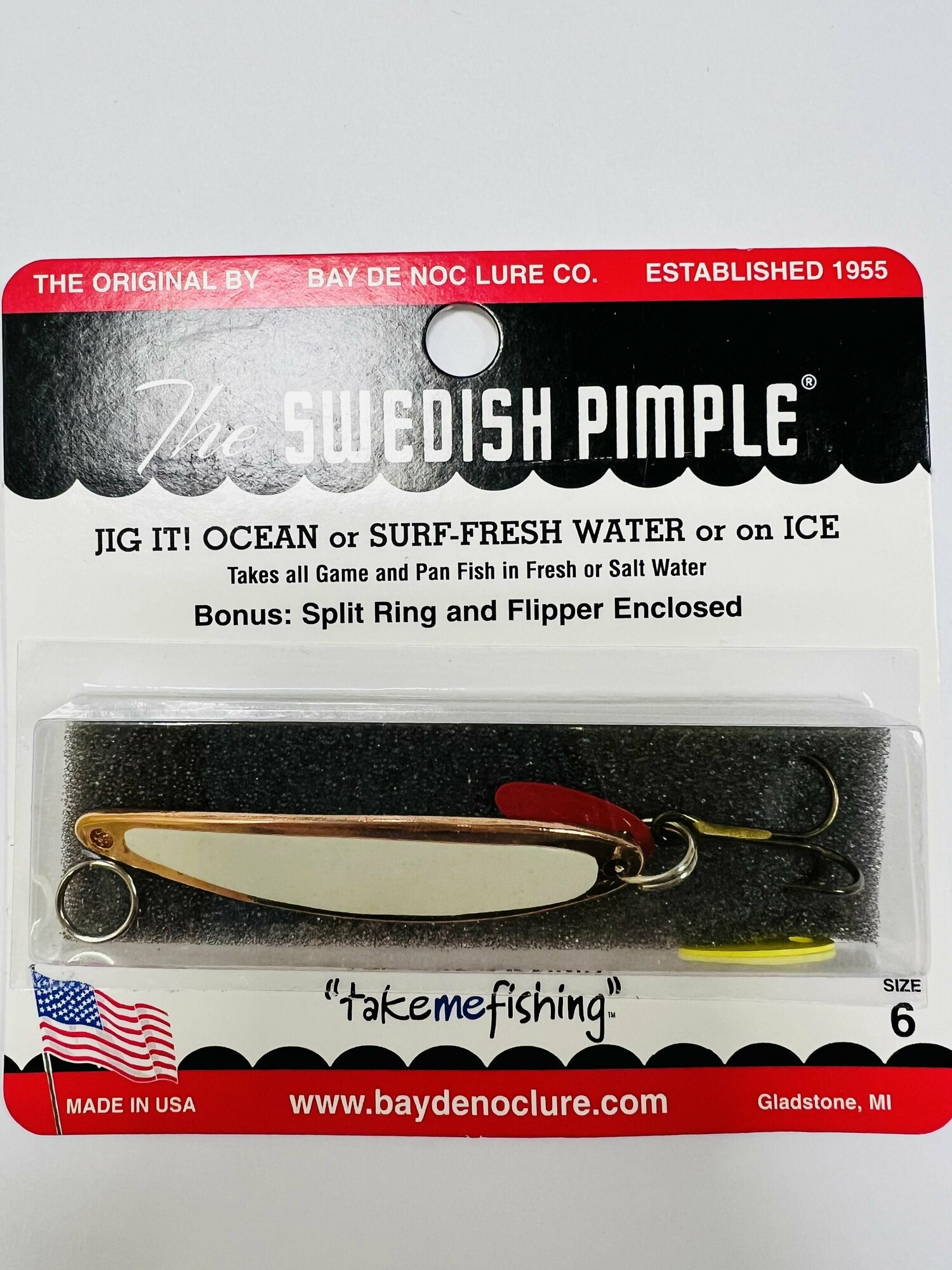 Блесна зимняя The Swedish Pimple 6