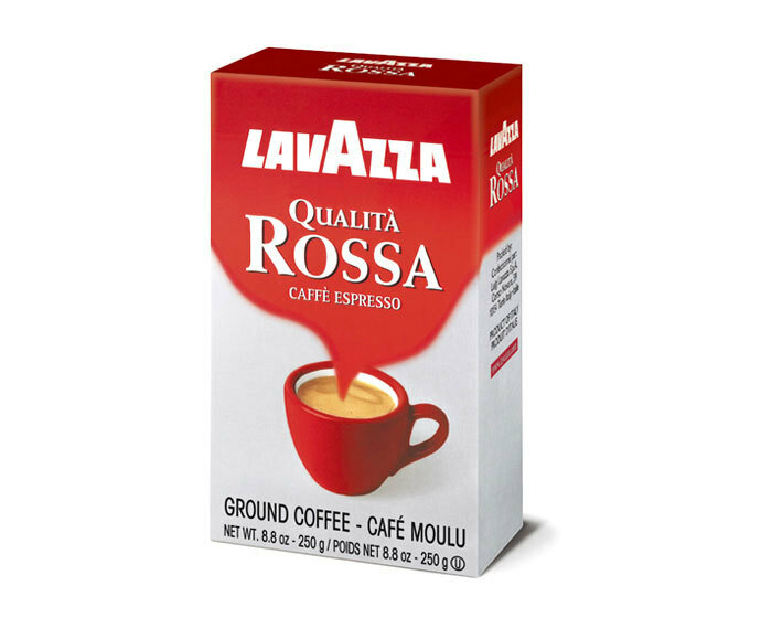 Кофе молотый LavAzza Qualita Rossa, 250 г в/у (Лавацца)