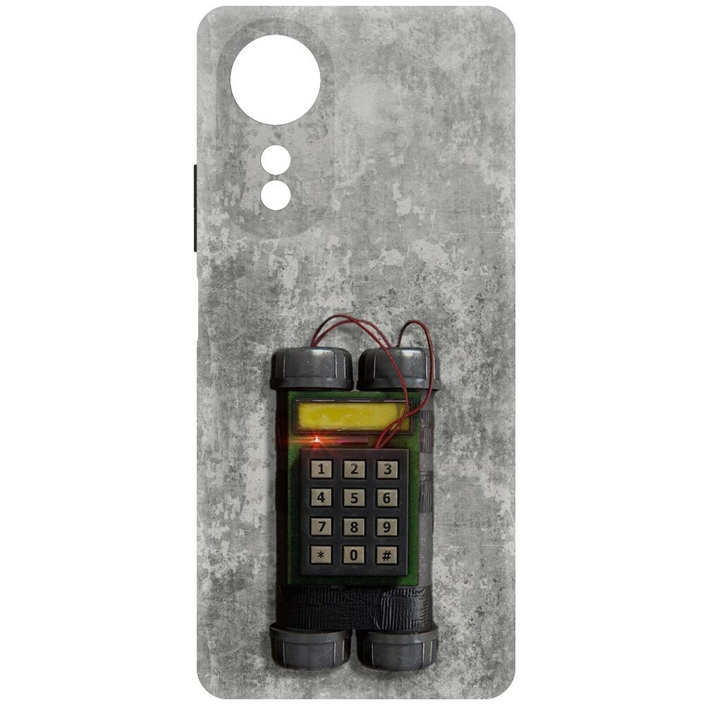 Чехол-накладка Krutoff Soft Case Cтандофф 2 (Standoff 2) - C4 для Oppo A58 4G черный