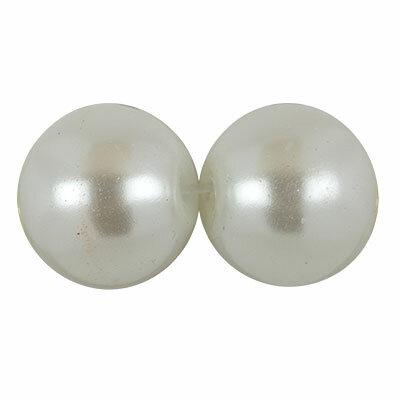 Бусины под жемчуг "Zlatka" на нити GBP-04 10 мм 40 шт стекло №01 белый