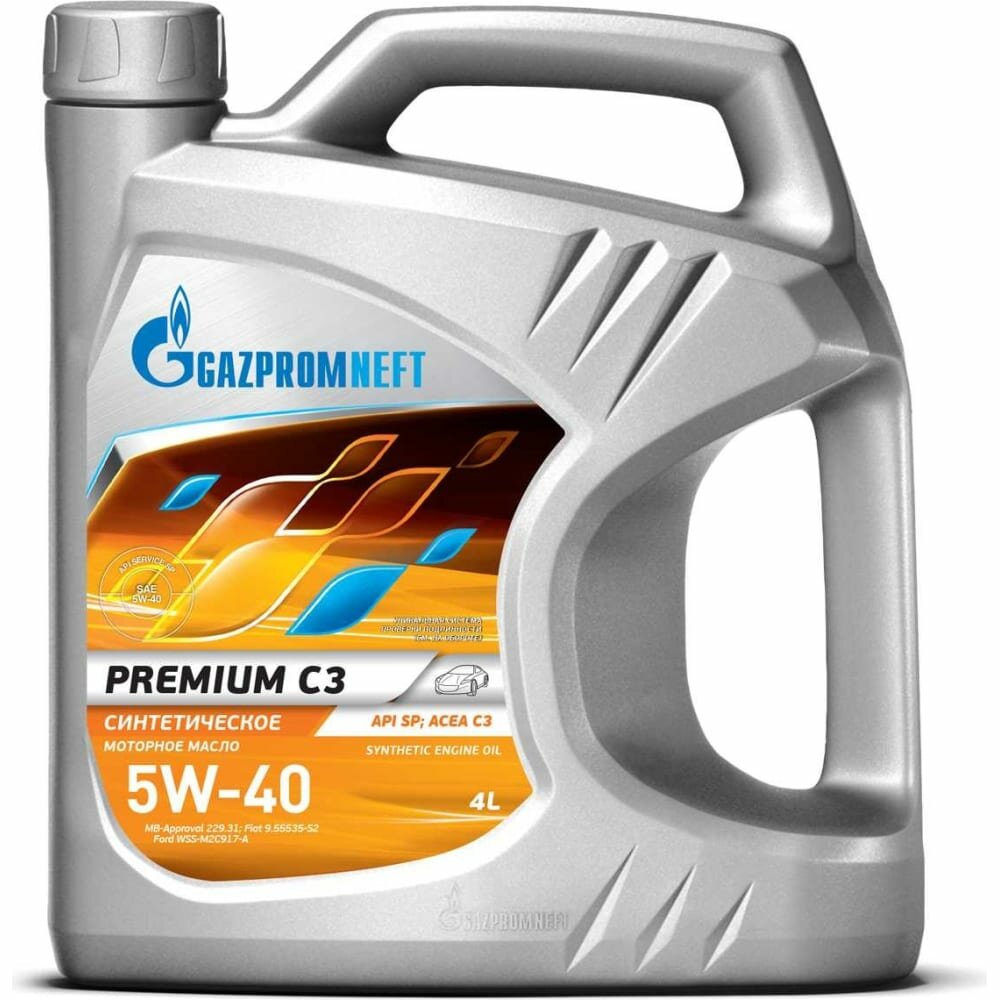 Масло, Premium, Premium СЗ 5w40 4л Gazpromneft 253142233, базовых масел