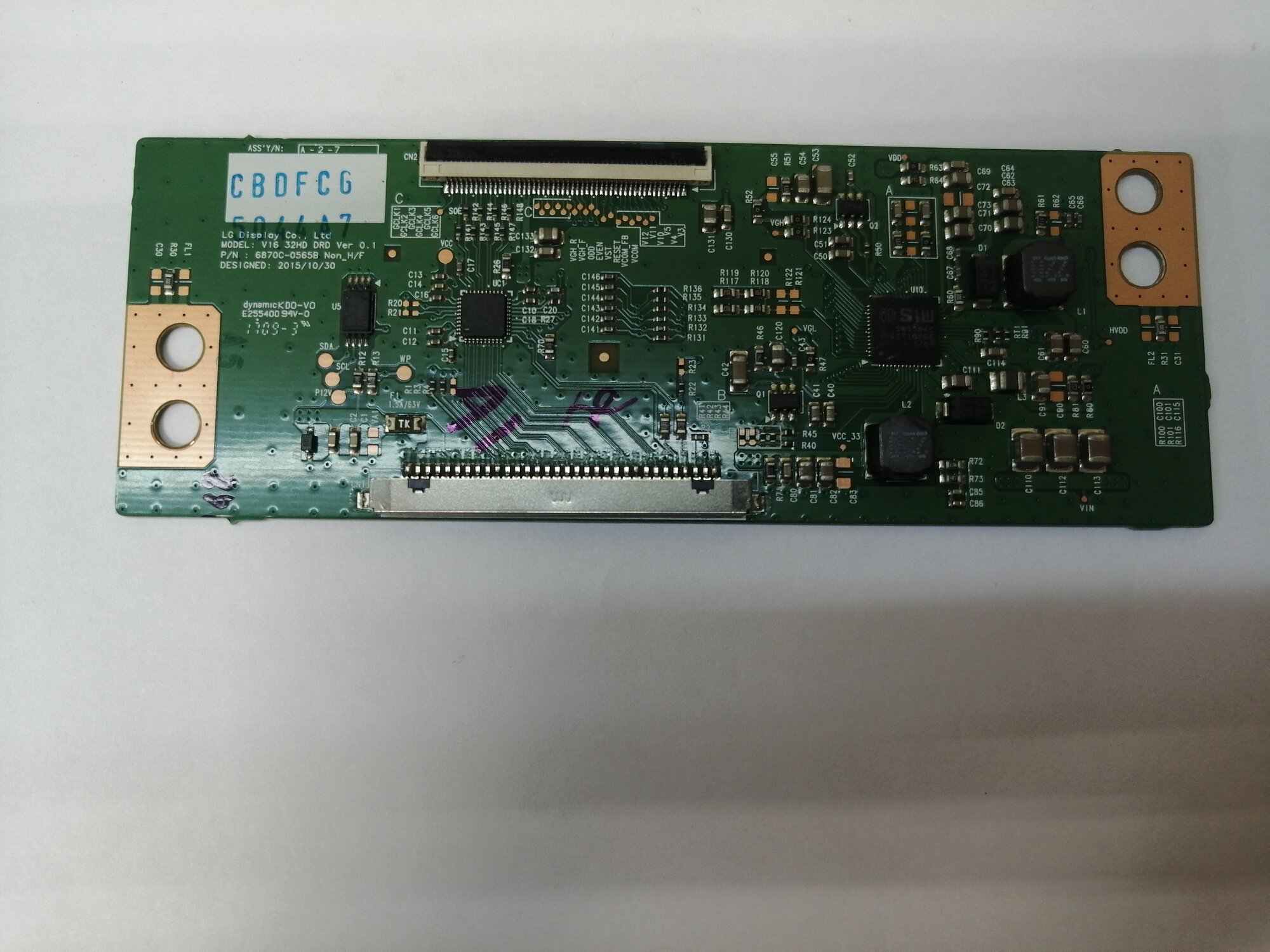 T-CON (6870C-0565B) для телевизора LG32LJ510U-ZA Б/У с разбора