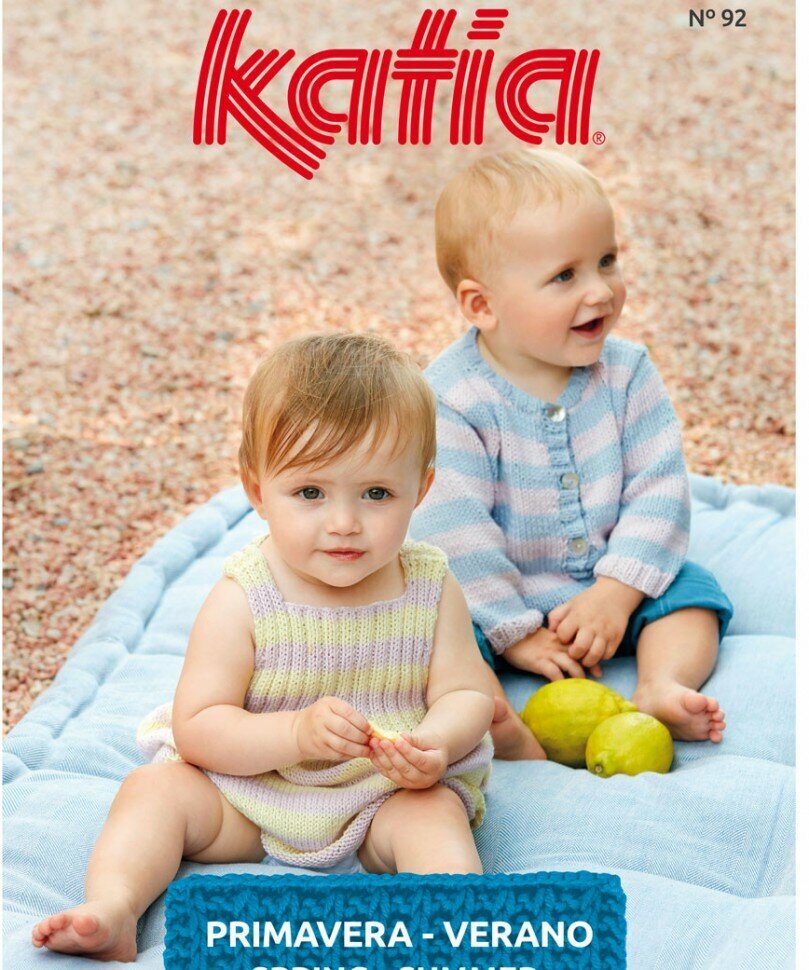 Katia 6163 Журнал с моделями по пряже B/BABY 92 SS20, А4