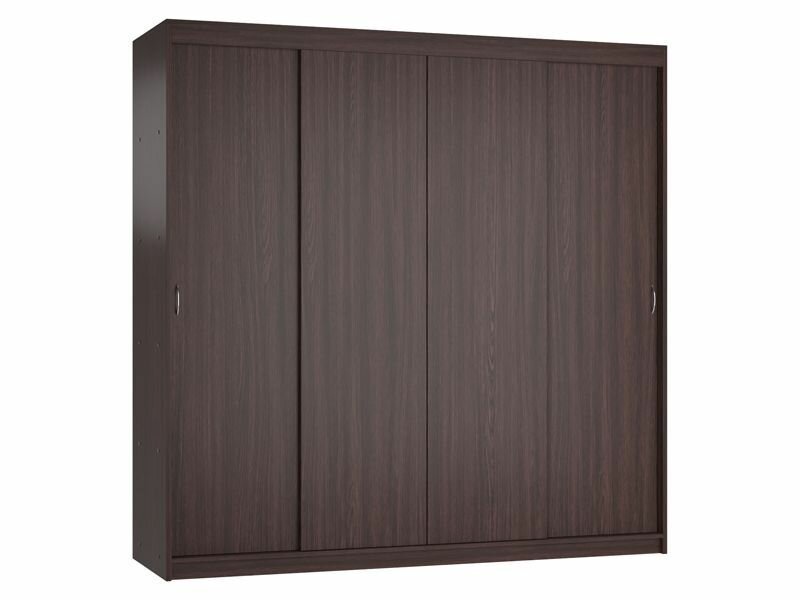 Шкаф купе для одежды со штангой "Эко 4" 200х220х60 Венге цаво