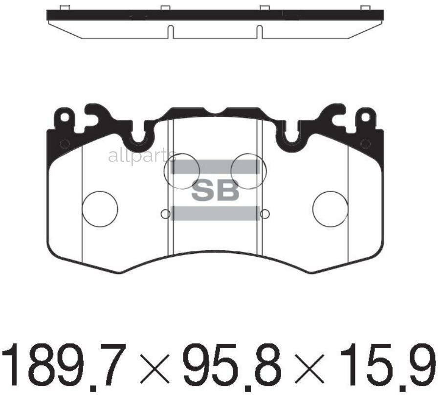 SANGSIN BRAKE SP2239 Колодки тормозные LAND ROVER DISCOVERY/RANGE ROVER/SPORT 3.0/5.0 09- передние