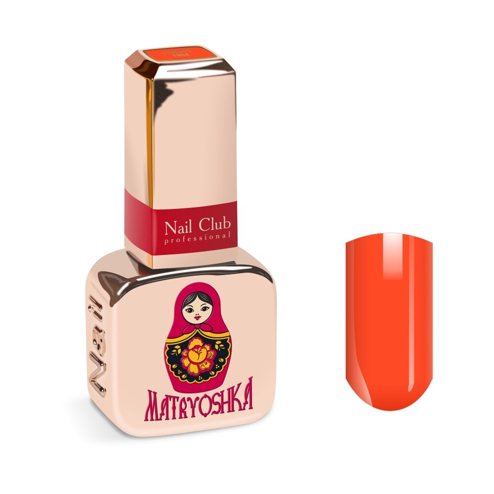 Nail Club professional Гель-лак коллекция Matryoshka, оттенок 1904 Lyubava Любава, 13 мл.