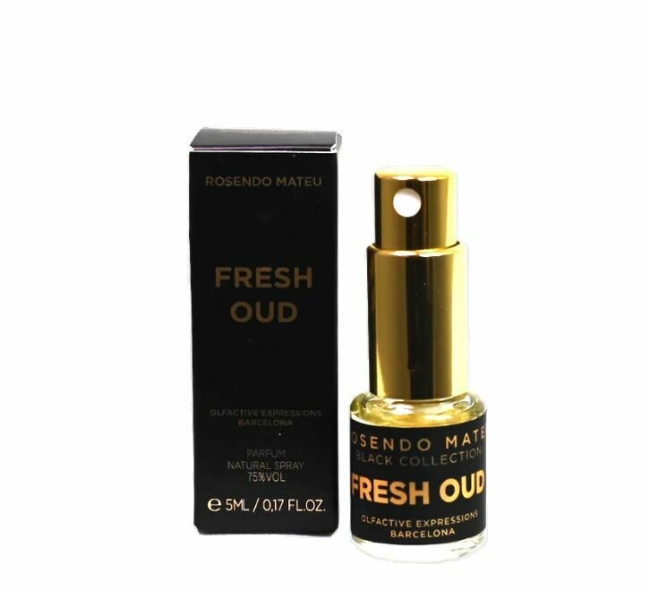 Rosendo Mateu Fresh Oud 5 мл, Духи Унисекс