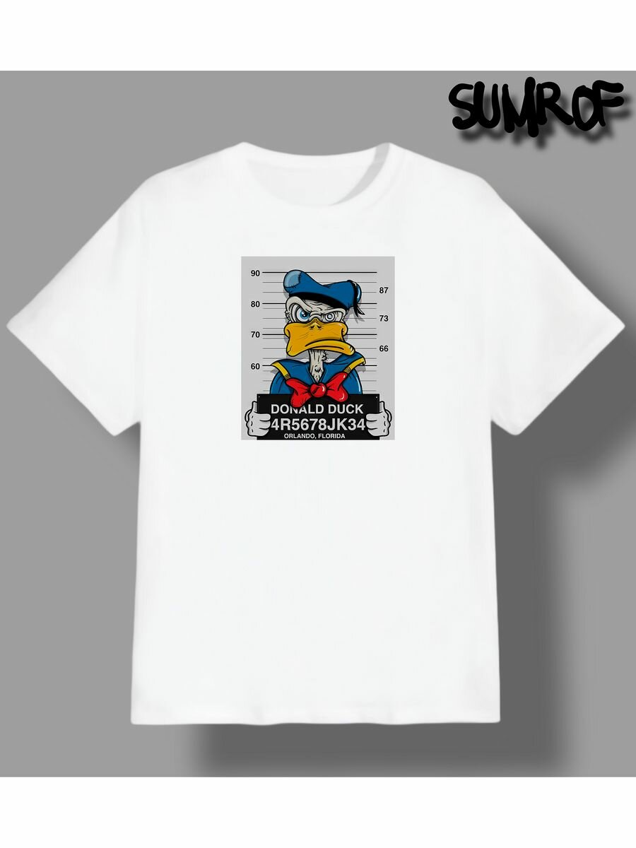 Футболка осужденный дональд дак
