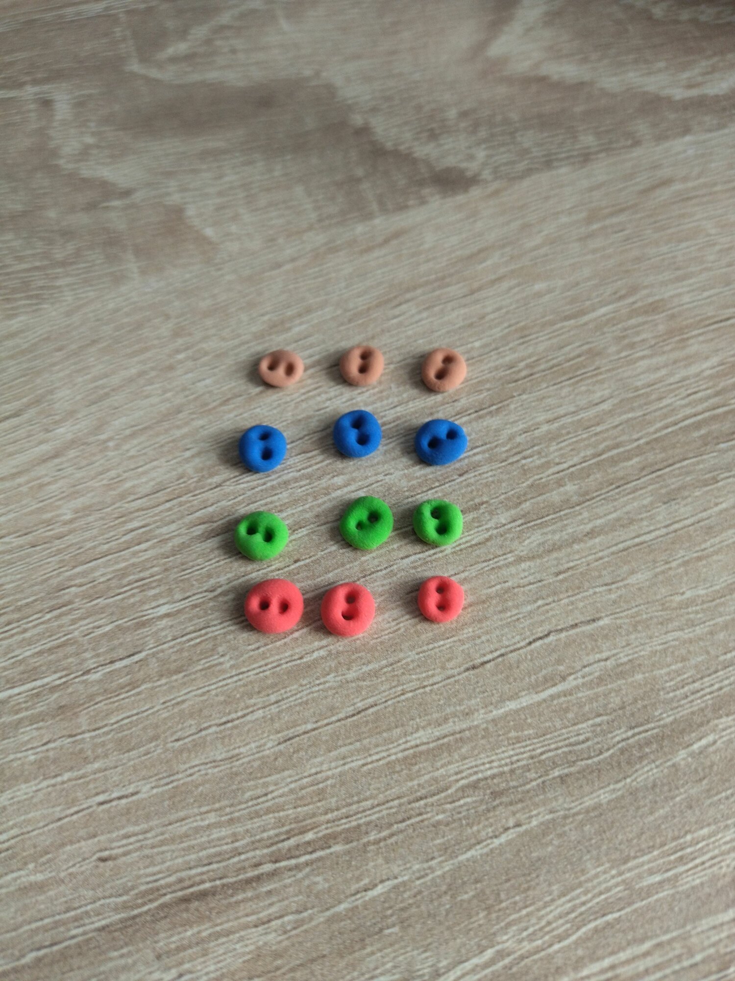 Набор миниатюр для ватной игрушки, 12 шт