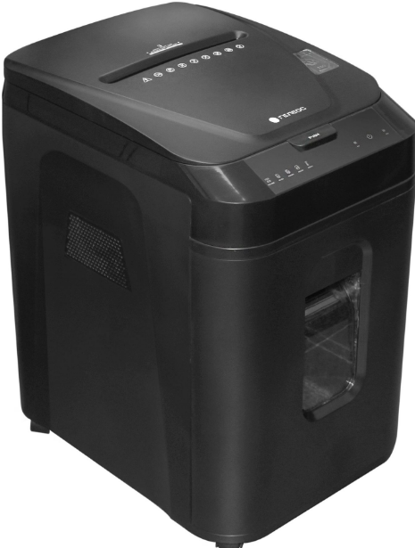 Уничтожитель бумаг Heleos АП40 с автоподачей/ фрагменты 150лист. 37лтр/ black