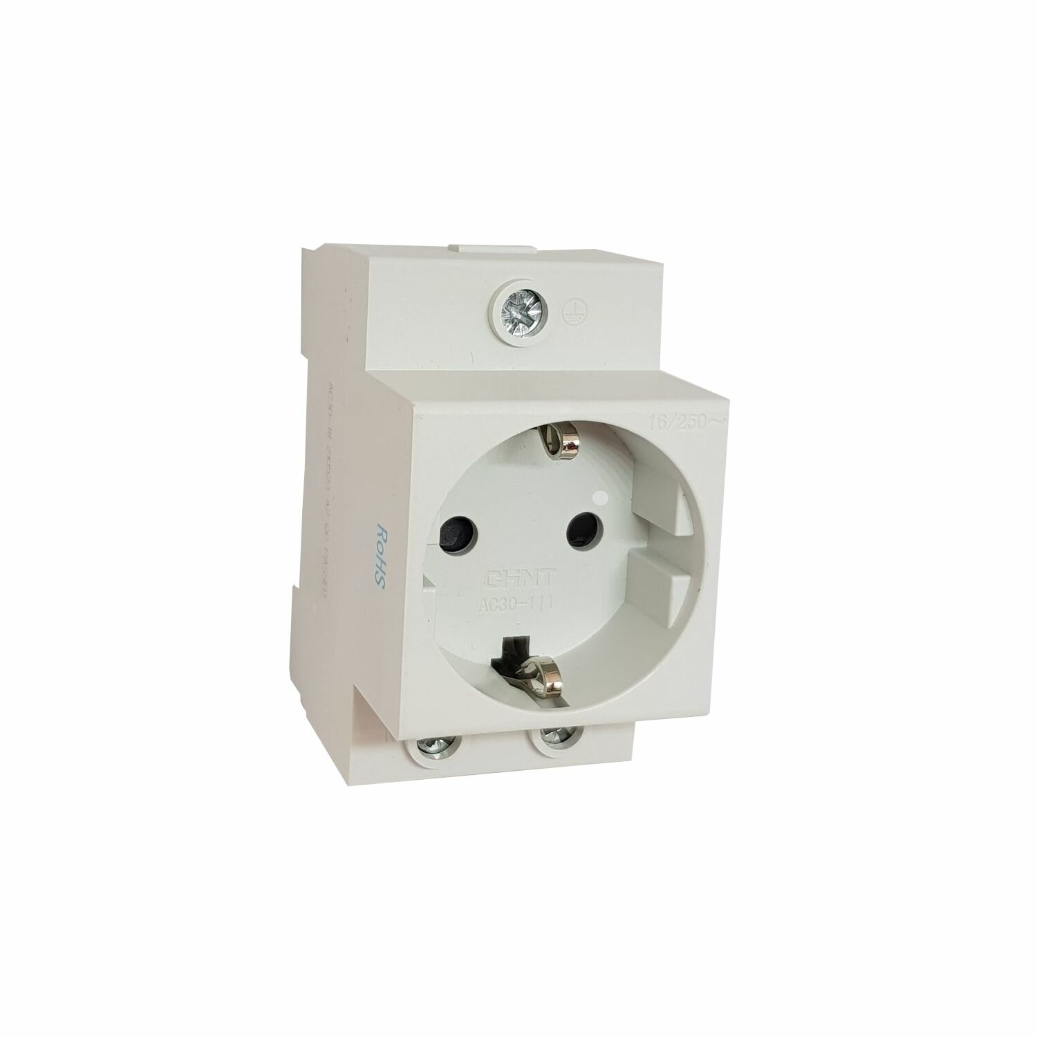 Розетка AC30-111 с заземляющим контактом на DIN-рейку Chint - CH-775001