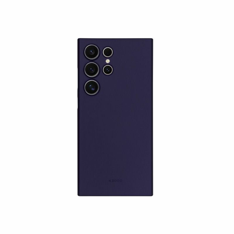 Чехол на Samsung Galaxy S24 Ultra, Air Skin ультратонкий пластик, темно-фиолетовый