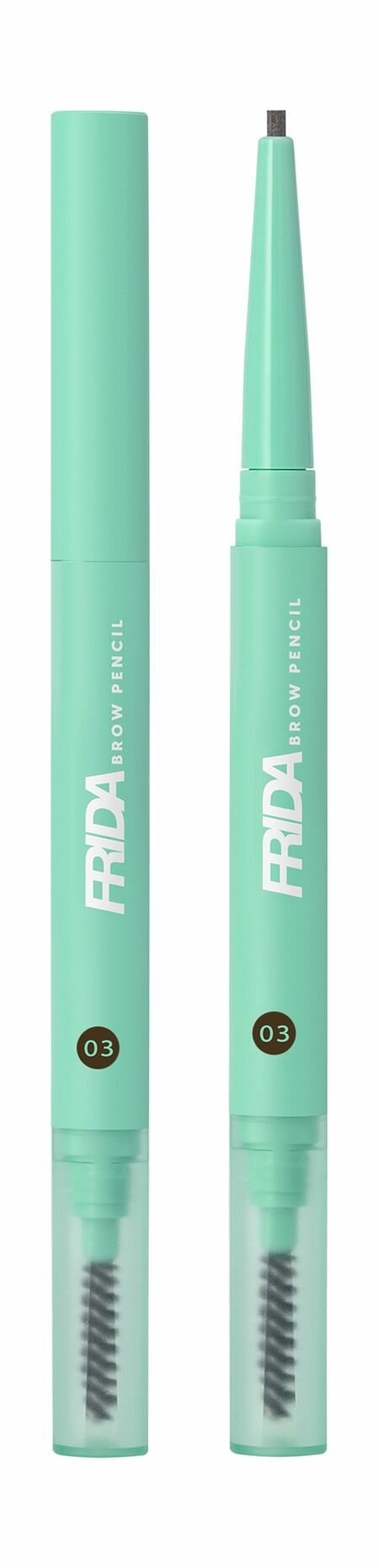 LOVE GENERATION Карандаш для бровей Frida автоматический с щеточкой, 0,15 г, 03 Холодный коричневый