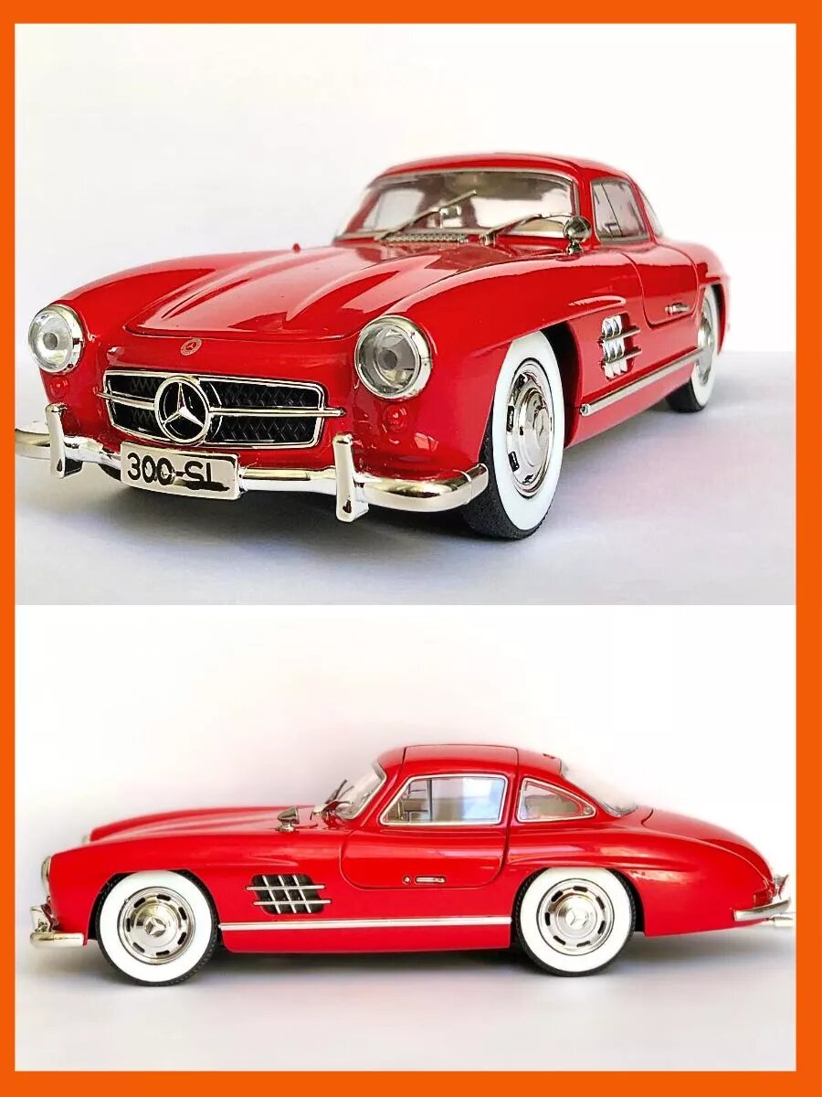 Машинка металлическая Mercedes-Benz 300SL