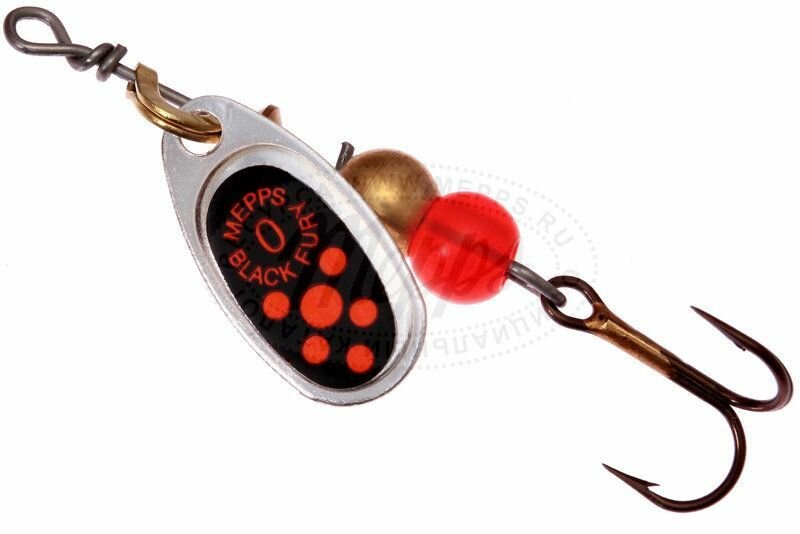Блесна Mepps COMET BLACK FURY Or № 0 /2,0 g S