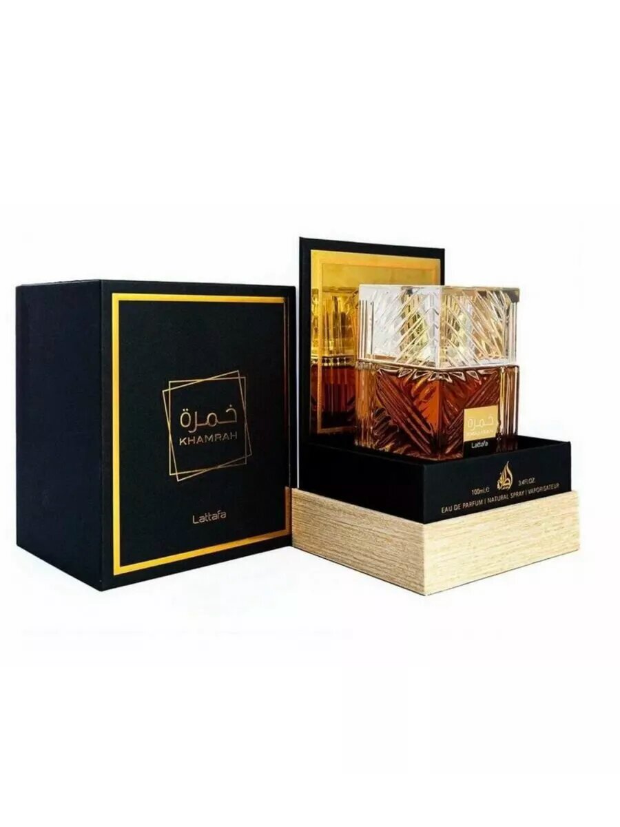Парфюмерная вода Lattafa Khamrah, 100мл, восточный аромат, унисекс, подарочный набор