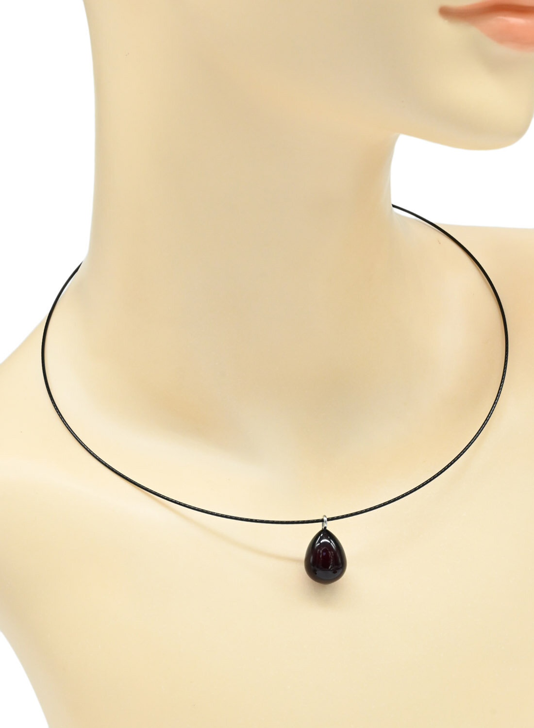 Чокер, янтарь