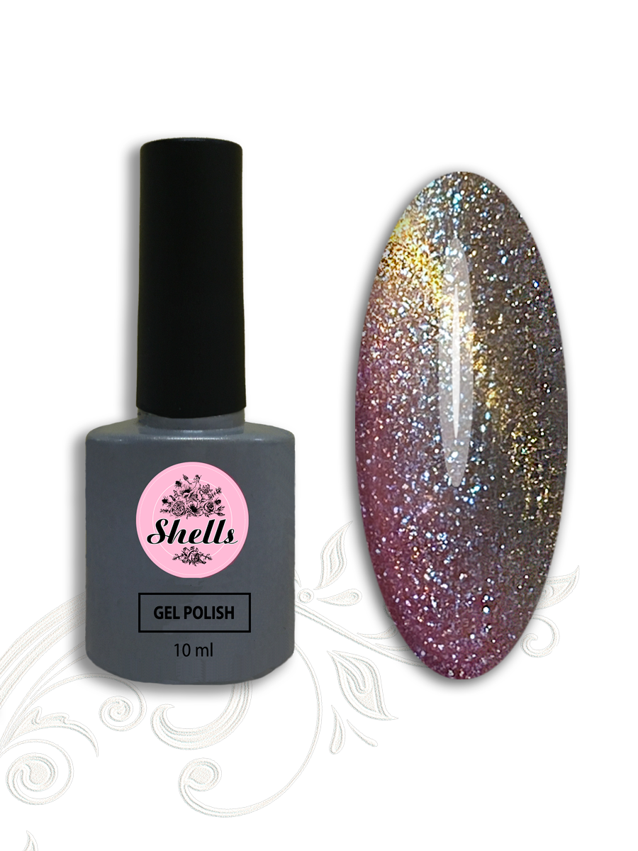 08 CAT EYE CHAMELEON SHELLS гель лак 10 мл.