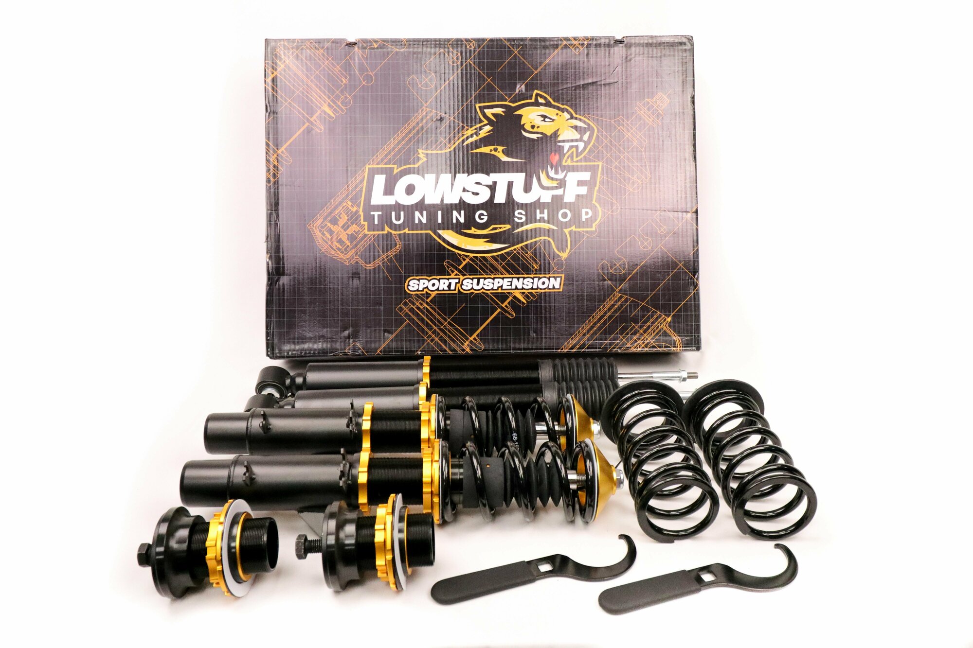 Винтовая подвеска Audi A1 8X, Skoda Fabia Rapid, VW Polo, Polo Sedan, Polo LIftback фултап койловеры с регулировкой высоты и жесткости LOWSTUFF EVO-III LSCSVW113