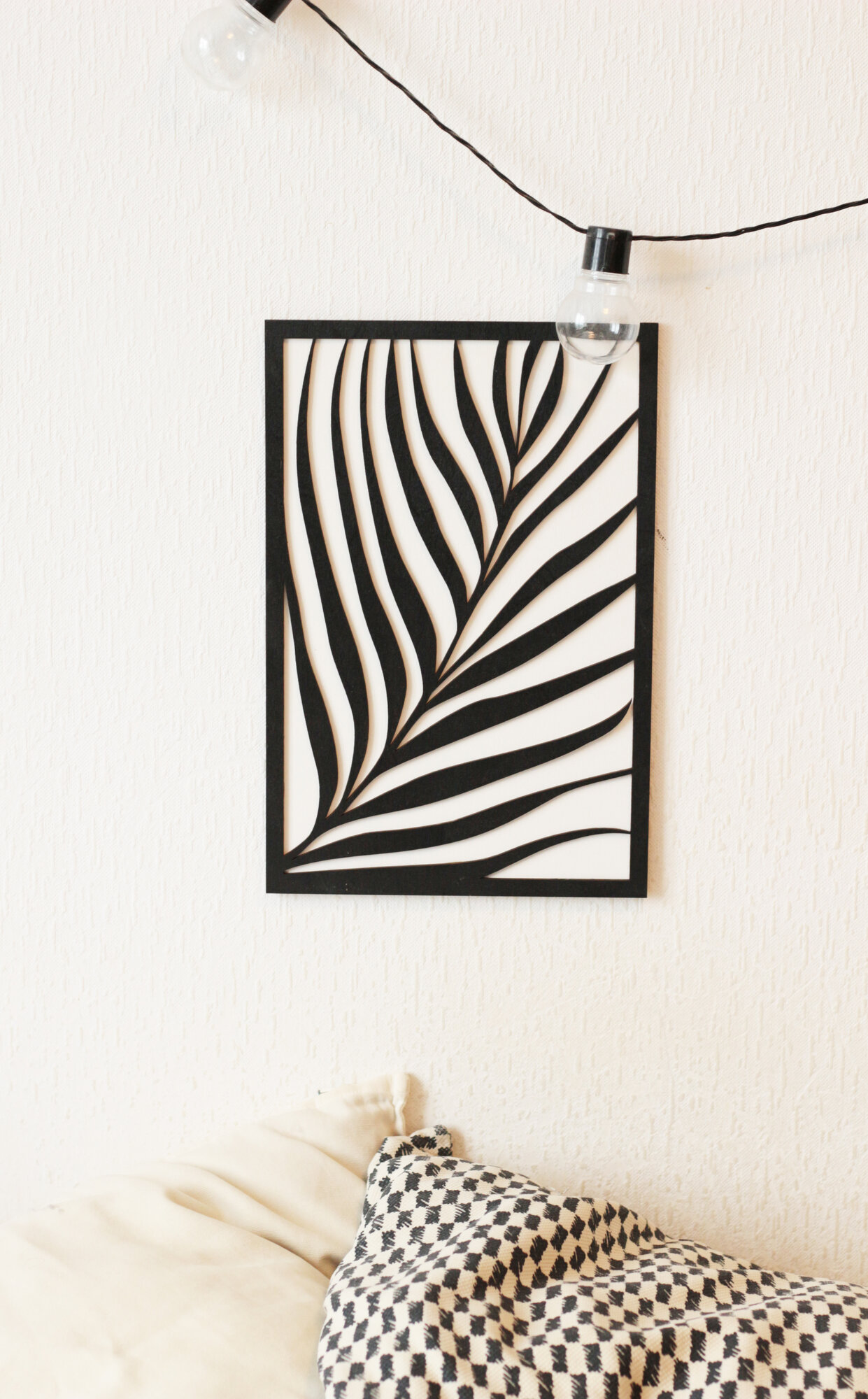 Черно-белое панно - декор/ картина на стену в современном стиле