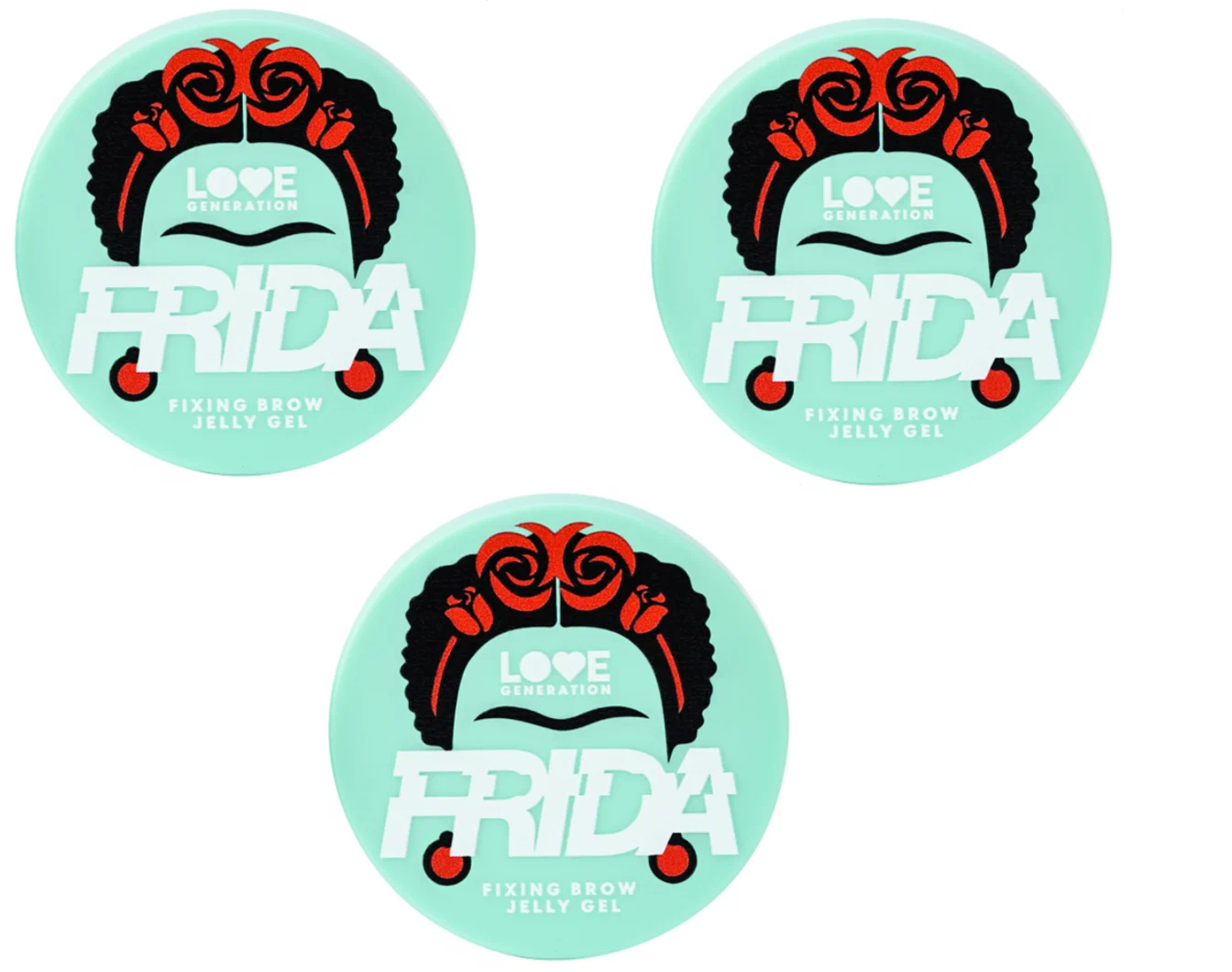 Фиксирующий гель-желе для бровей Love Generation Frida, 2.8 гр 3 шт