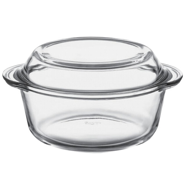 BORCAM стеклянная кастрюля 1,45 л жаропрочное стекло подходит для духовки 21,8×18,7×9,2см