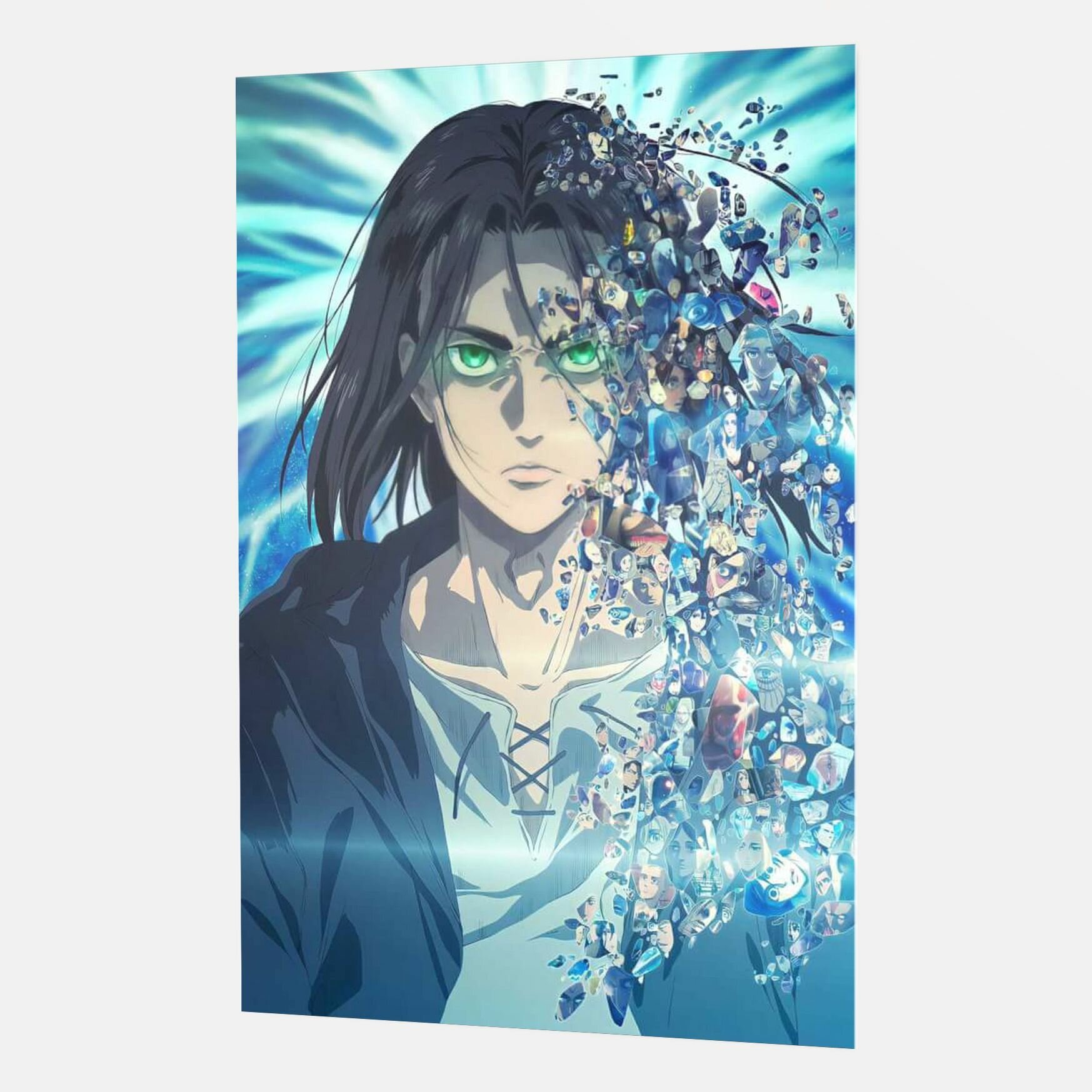 Интерьeрный постер (плакат на стену) по аниме Атака титанов - 40x60 см. - от Poster4me