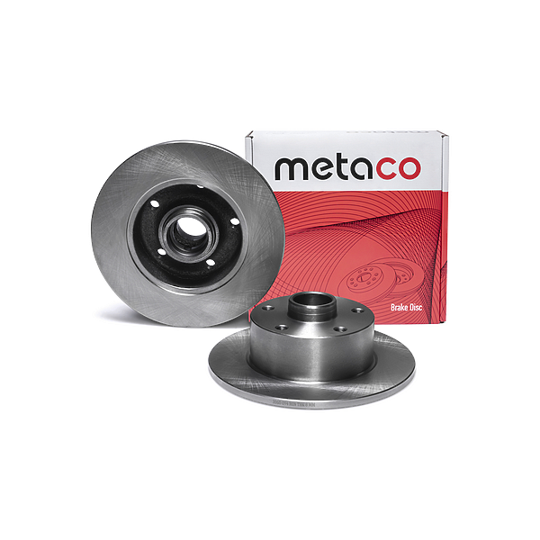METACO 3060-094 (3060094_ME2 / 8D0615301B / 8D0615601B) диск тормозной задний, Audi (Ауди) a4 b5 94-98 245 (Комплект 2 штуки)
