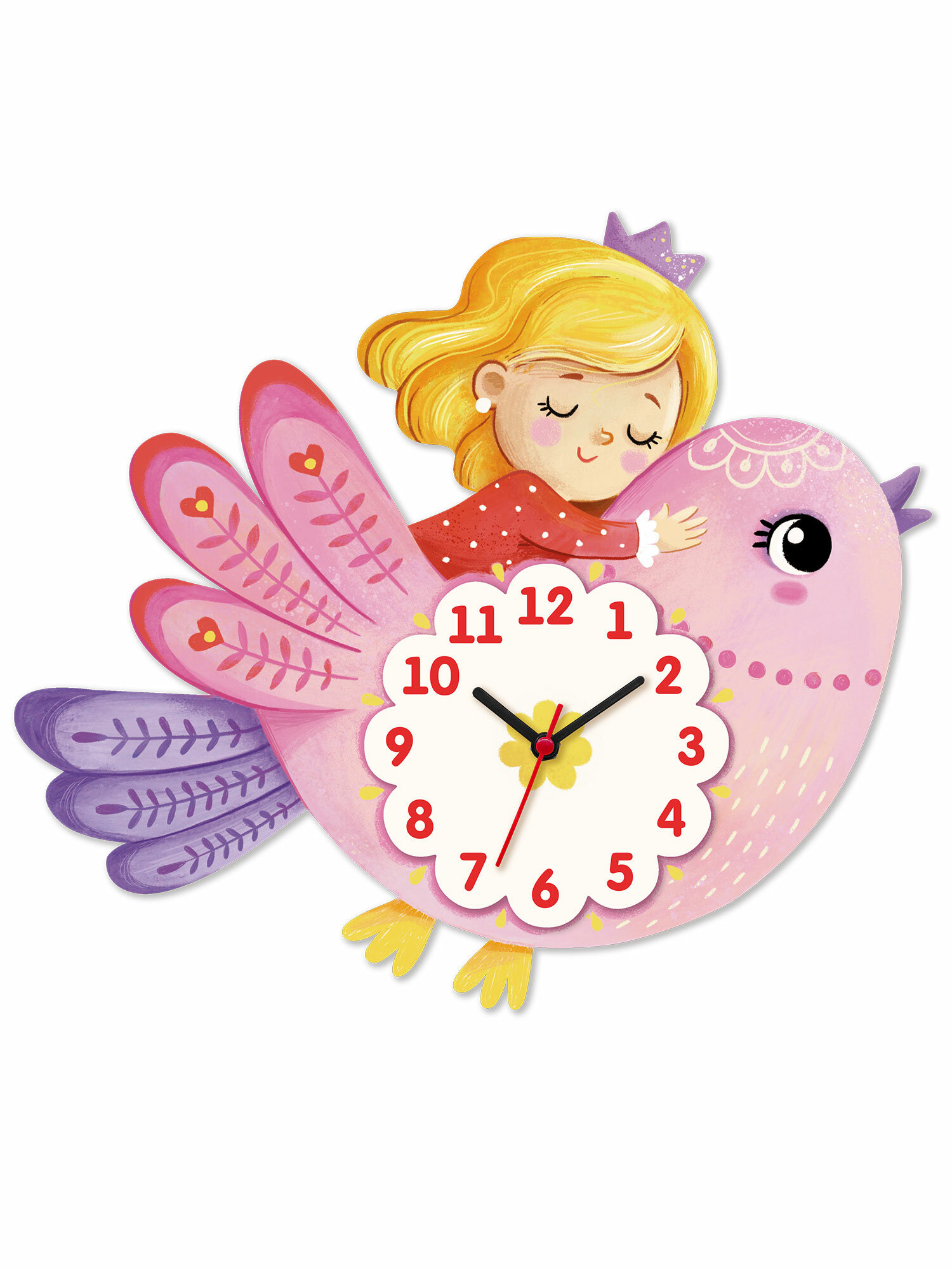 Настенные детские часы "Птичка" арт.8634