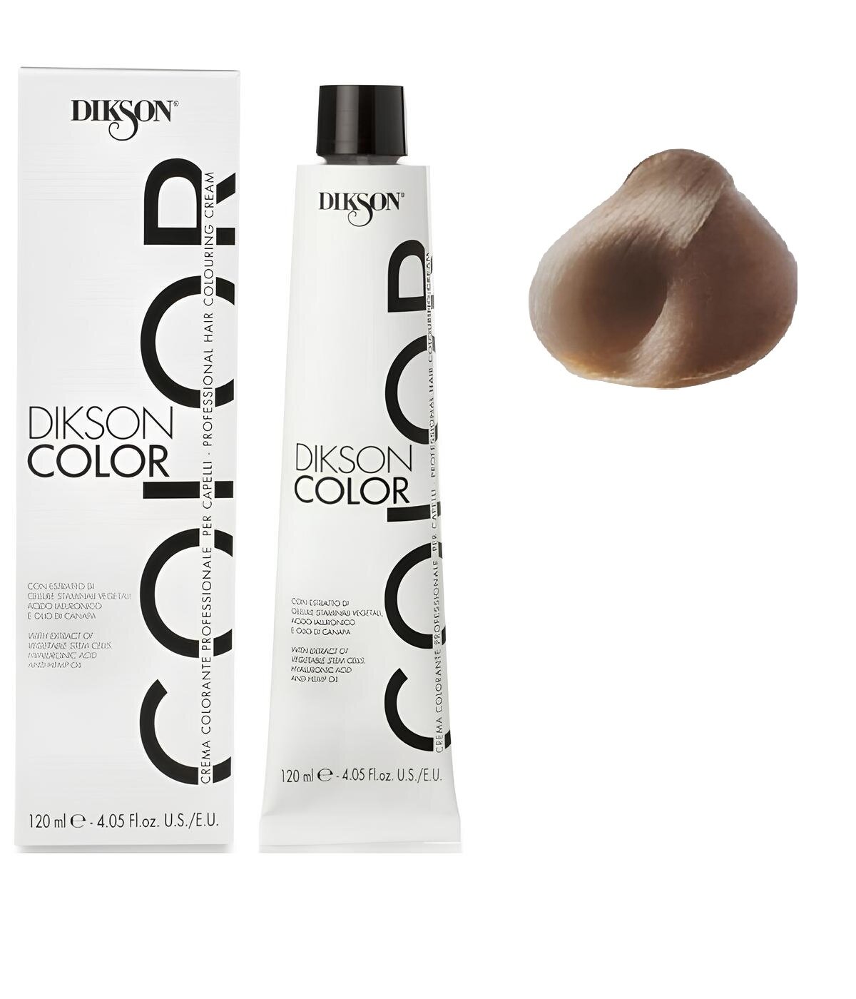 Краска для волос DC 12/07 супер платиновый коричневый блонд Dikson Super Biondo Marrone Platino, 120 мл