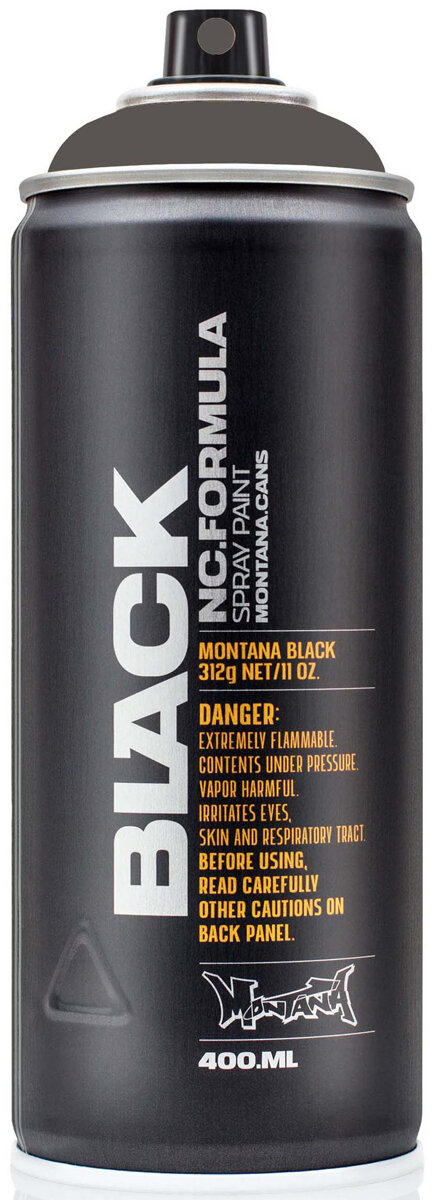 Краска для граффити аэрозольная MONTANA BLACK дамбо 0,4л 7340 BLK