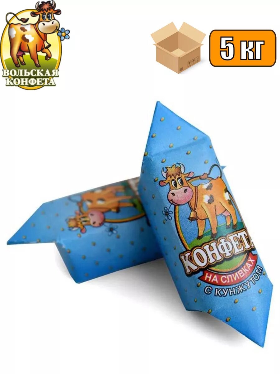 Конфеты CREM FUDGE на сливках с кунжутом, 5 кг