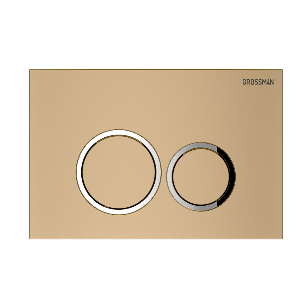 Клавиша смыва Grossman Galaxy 700. K31.01.310.310 золото матовый,1 место