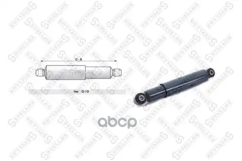 Амортизатор подвески !-388-627 O/O 20x44.5 20x44.5 SAF AR200. AR/L313. AR414. RVI Stellox арт. 8704917SX