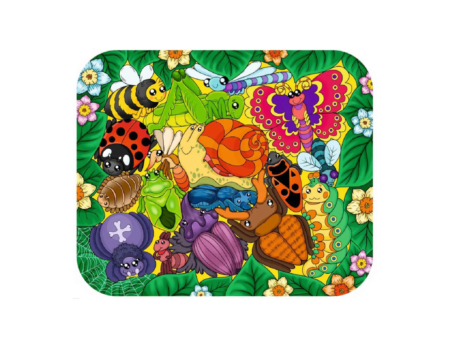 НИ Деревянный пазл Зоопазл "Букашки" 17 деталей