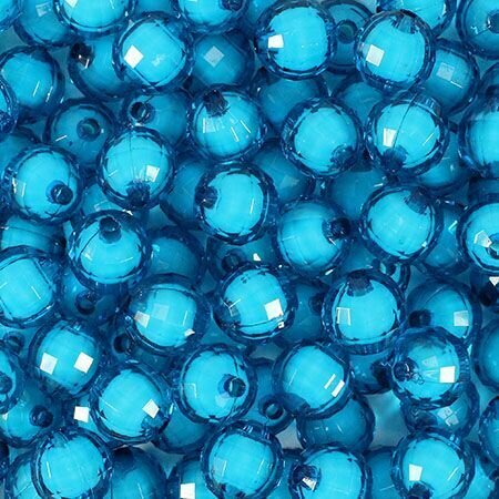 Акриловые бусины ШвейТорг, диаметр 16мм, отверстие 2.5мм, 1 упаковка 250 г, бирюза