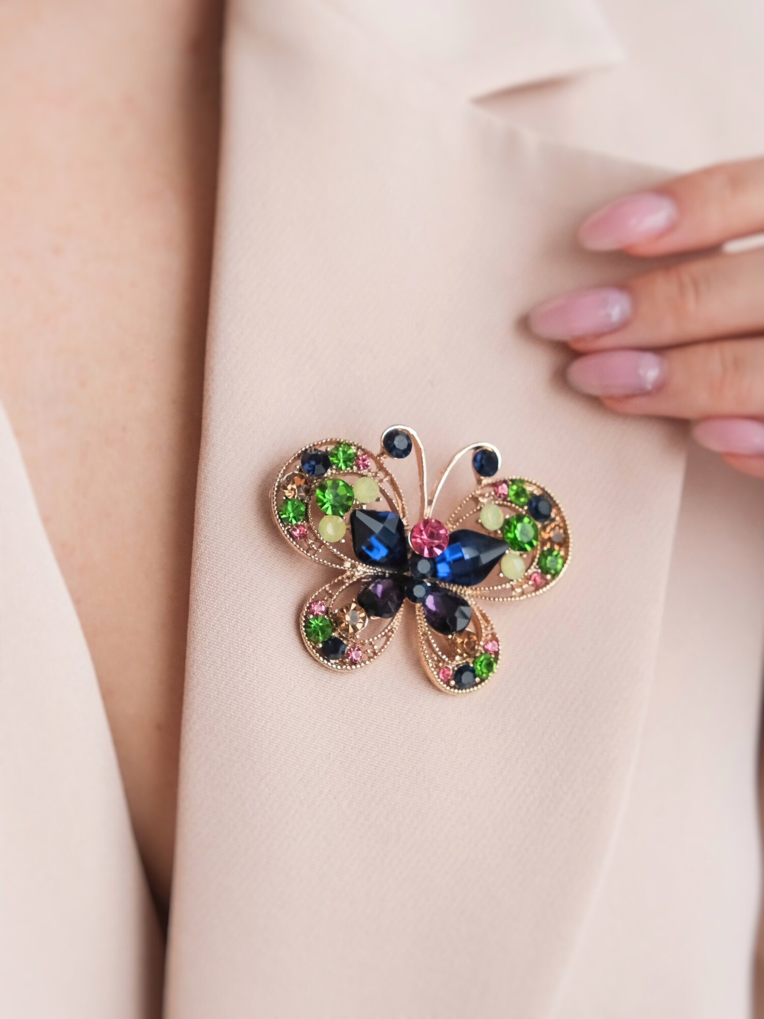 Брошь, кристалл