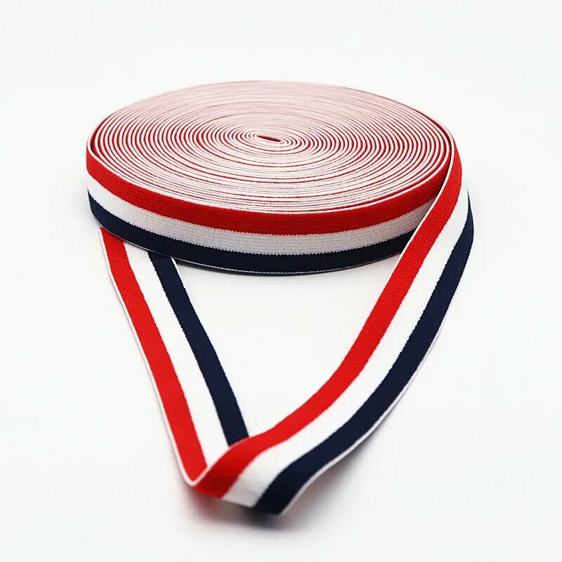 Эластичная лента 25 мм Polyester Красный, Red White Blue, 5m