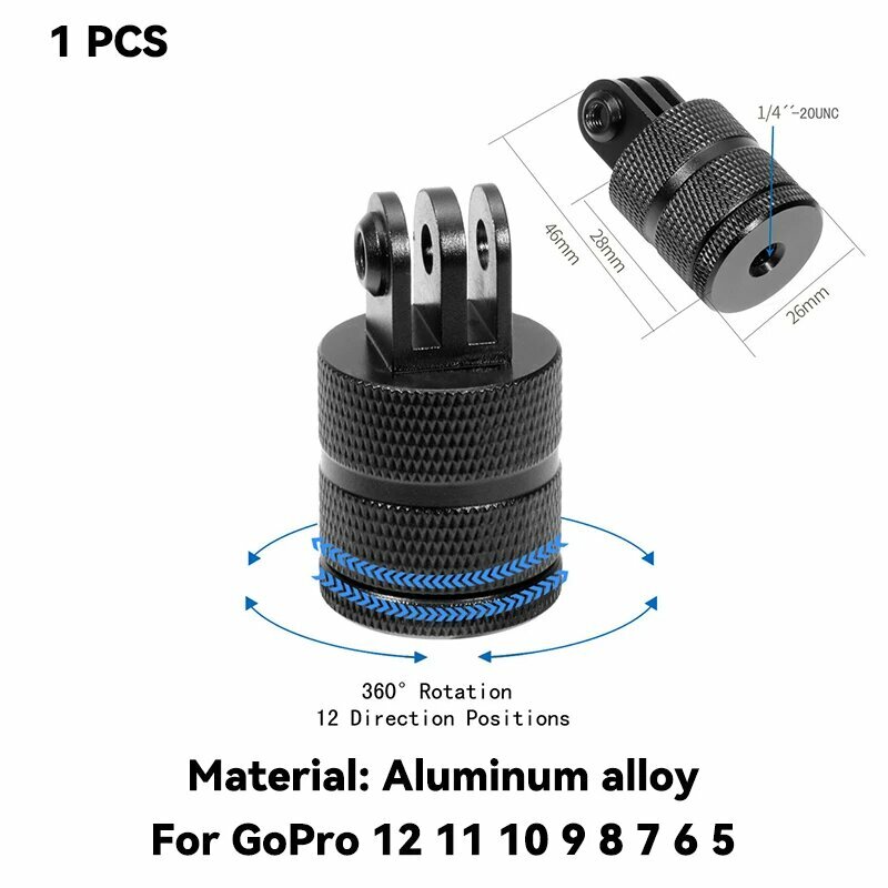 Крепление GoPro 12 11 10 9 8 7 6, Черный TYPE 44