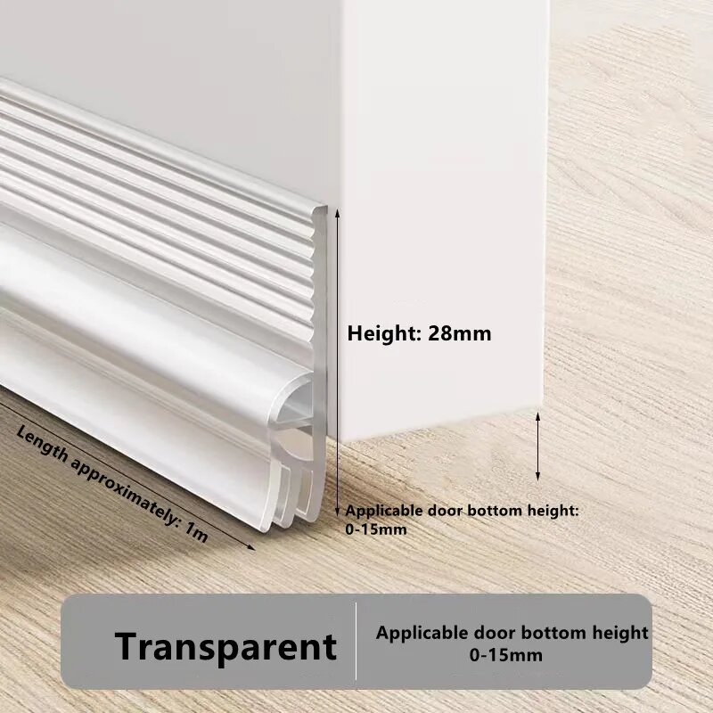 Уплотнительная лента для дверей и окон TPE A-Transparent