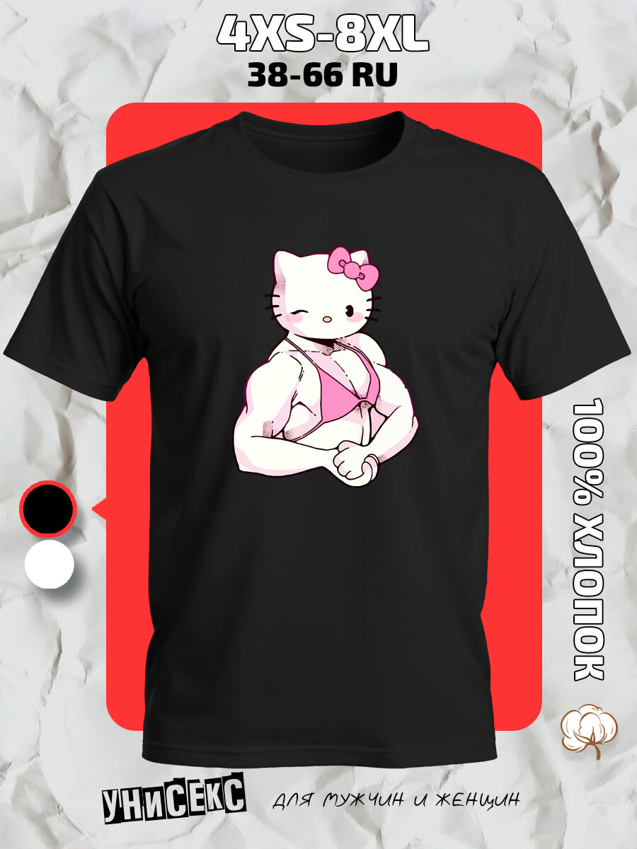 Футболка с принтом Хеллоу Китти Hello Kitty