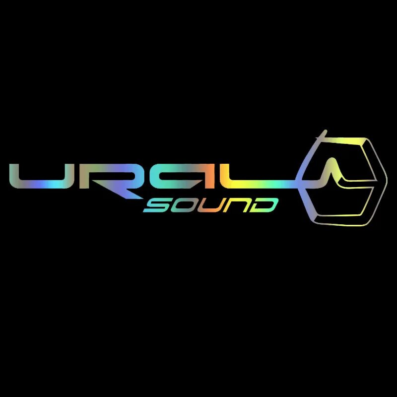 Фотообои разных размеров, Виниловая наклейка Урал звук v2, забавная Автомобильная наклейка, белый/черный цвет, стильные автомобильные наклейки