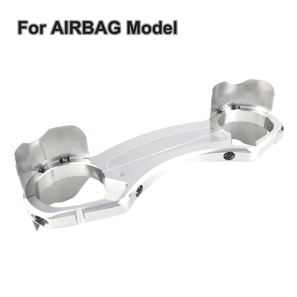 Подходит для Honda Goldwing GL1800 2001-2017 F6B 2013-2016 Goldwing 1800 подушка безопасности передняя вилка Скоба вилка стабилизатор алюминиевый кронштейн Type 2 silver