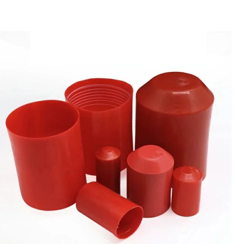 Термоусадочные колпачки для кабеля 8-130 мм 8x25mm, Red, 1pcs